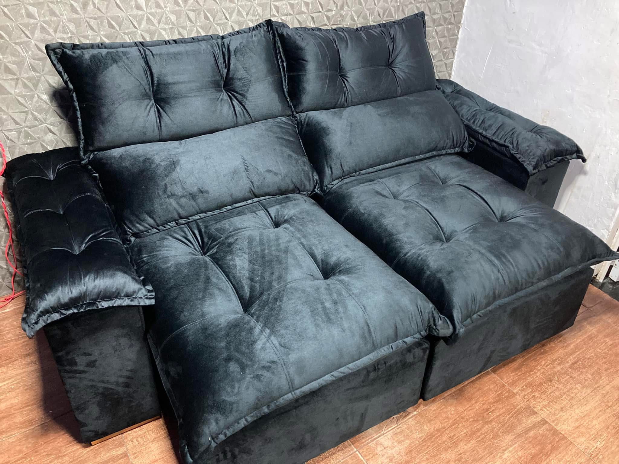 Sofá retrátil e reclinável imperial 2m | Marisa Móveis