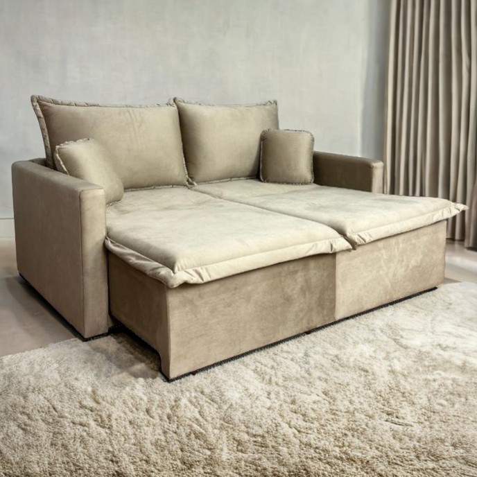 Sofá Cama Retrátil Positano 1,80 Tt | Marisa Móveis